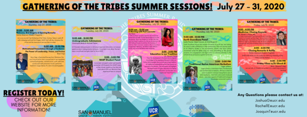 Gathering of the Tribes: Summer Session Slider | Native American Student Programs